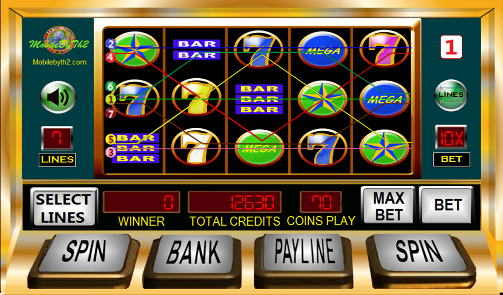 Seven lines Slot Machine Sevens:Amazon.com:Appstore for Android