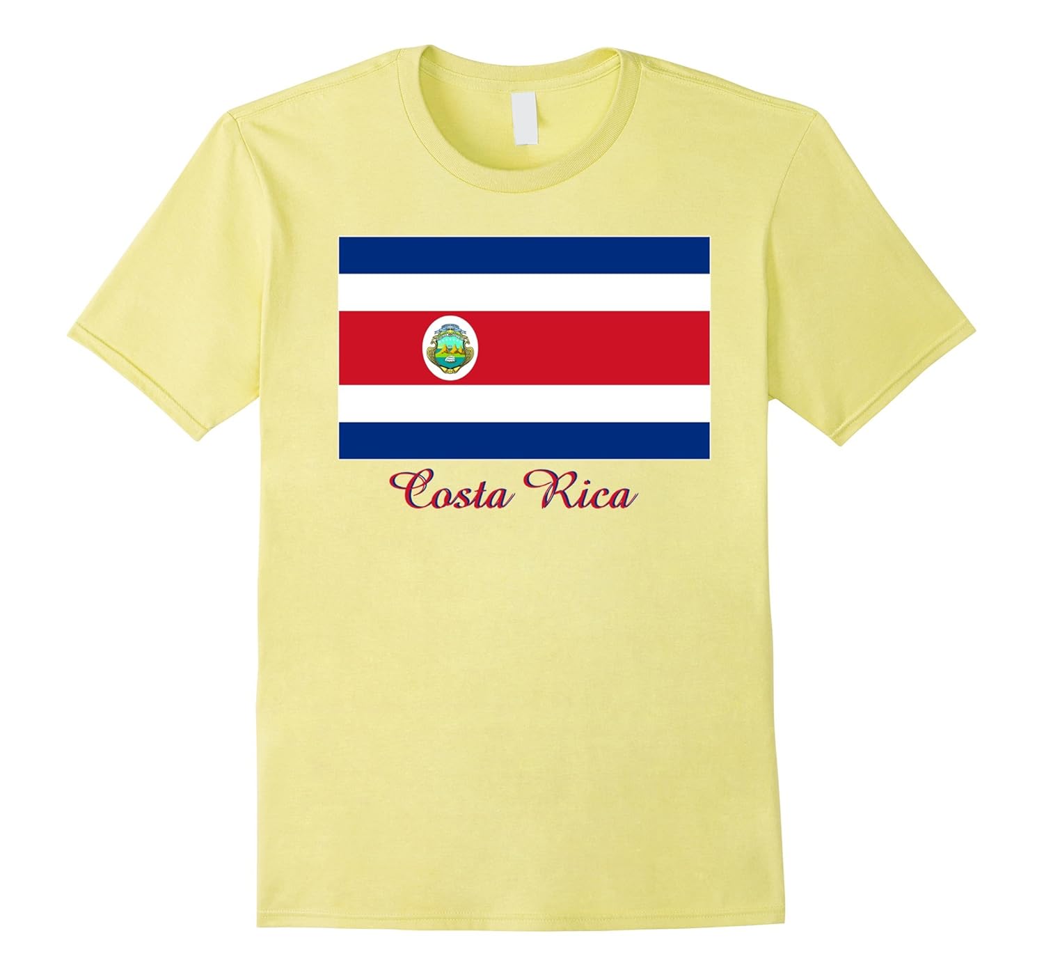 Souvenir Costa Rica Flag T-Shirt-Art – Artvinatee