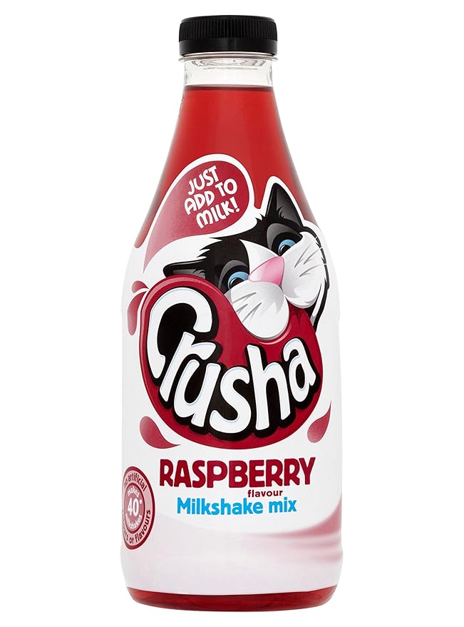 Crusha Raspberry Milkshake Mix - 12x1ltr: Amazon.co.uk: Grocery