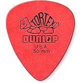 Amazon.com: Jim Dunlop StandardDunlop 50mm Red Guitar Pick Tortex ...
