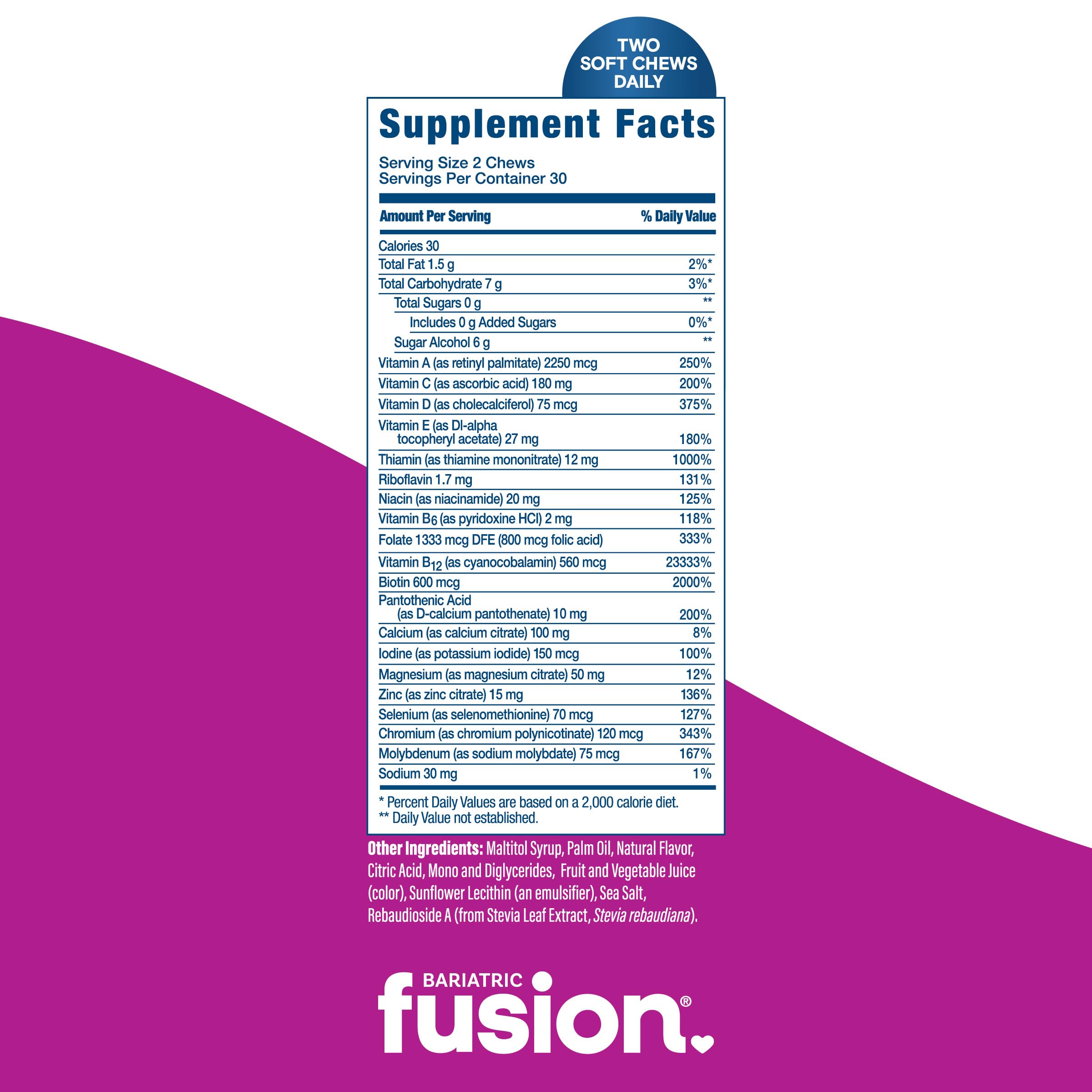 Mua Bariatric Fusion Bariatric Multivitamin Soft Chew | Mixed Berry ...
