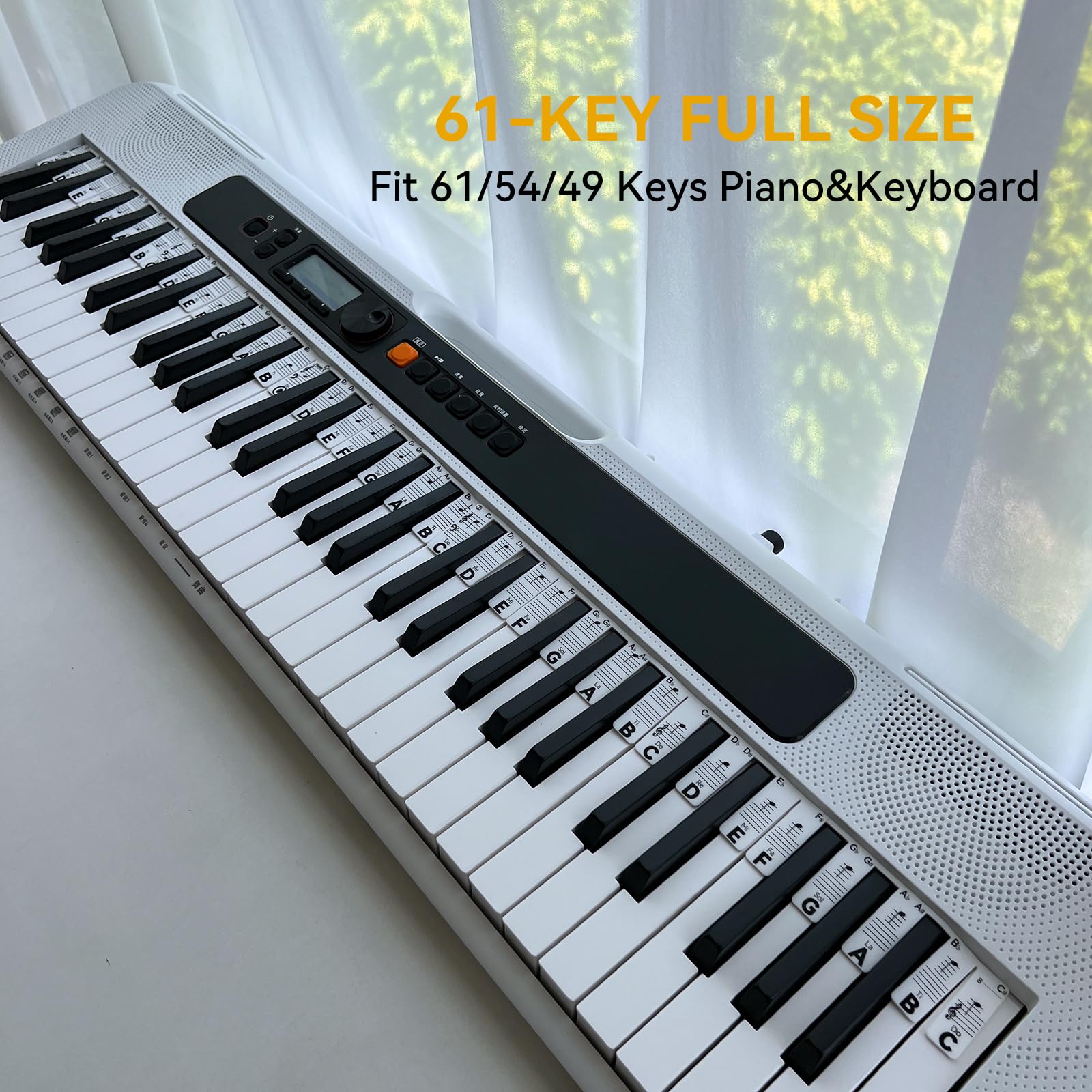 Mua Piano Note Strips with Solfege (Do Re Mi…), Fit 61/54/49 Key Piano ...