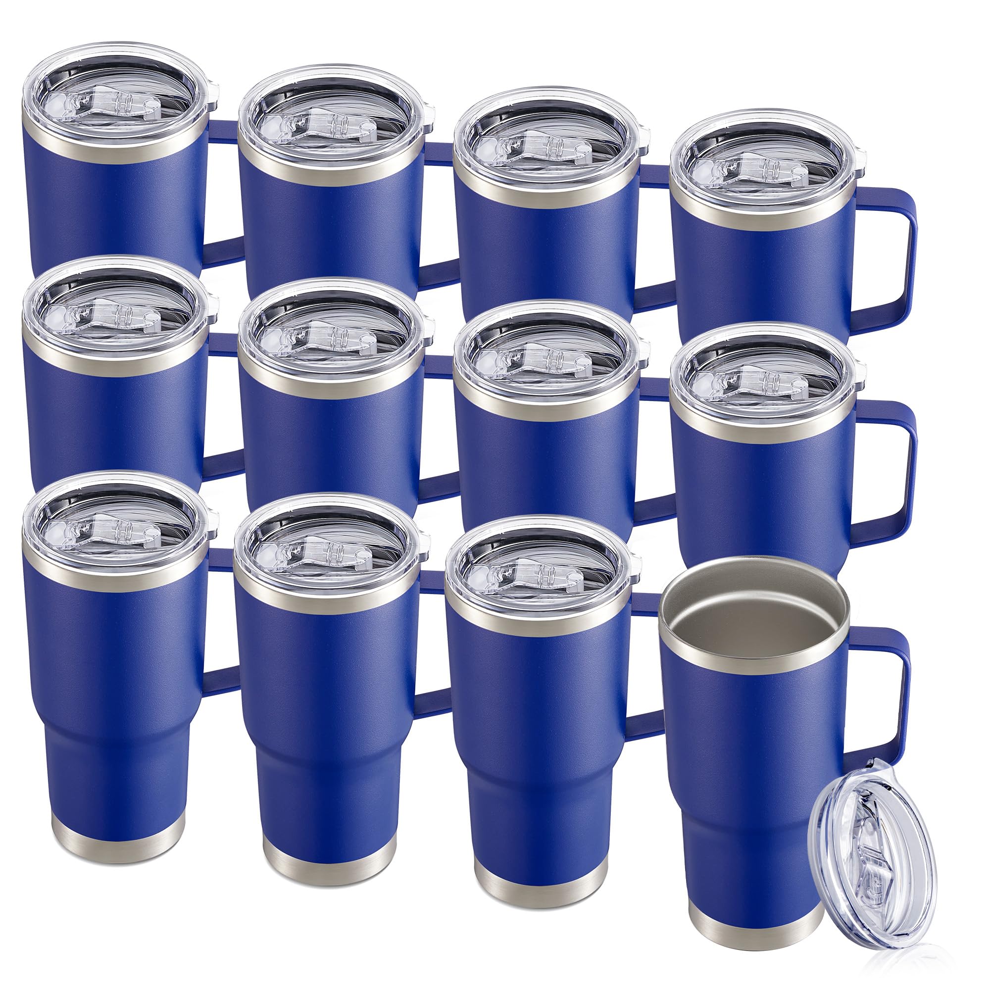 Cool Yoleb 20 oz Tumbler with Handle and Lid Stainless Steel Tumblers ...