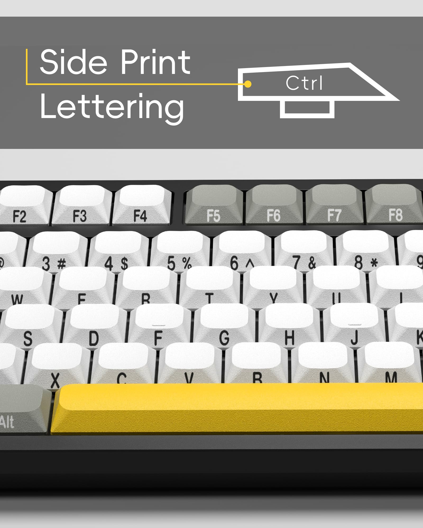 Mua OHY Keycaps 75 Percent - XVX Low Profile Key caps 127 Keys Side ...