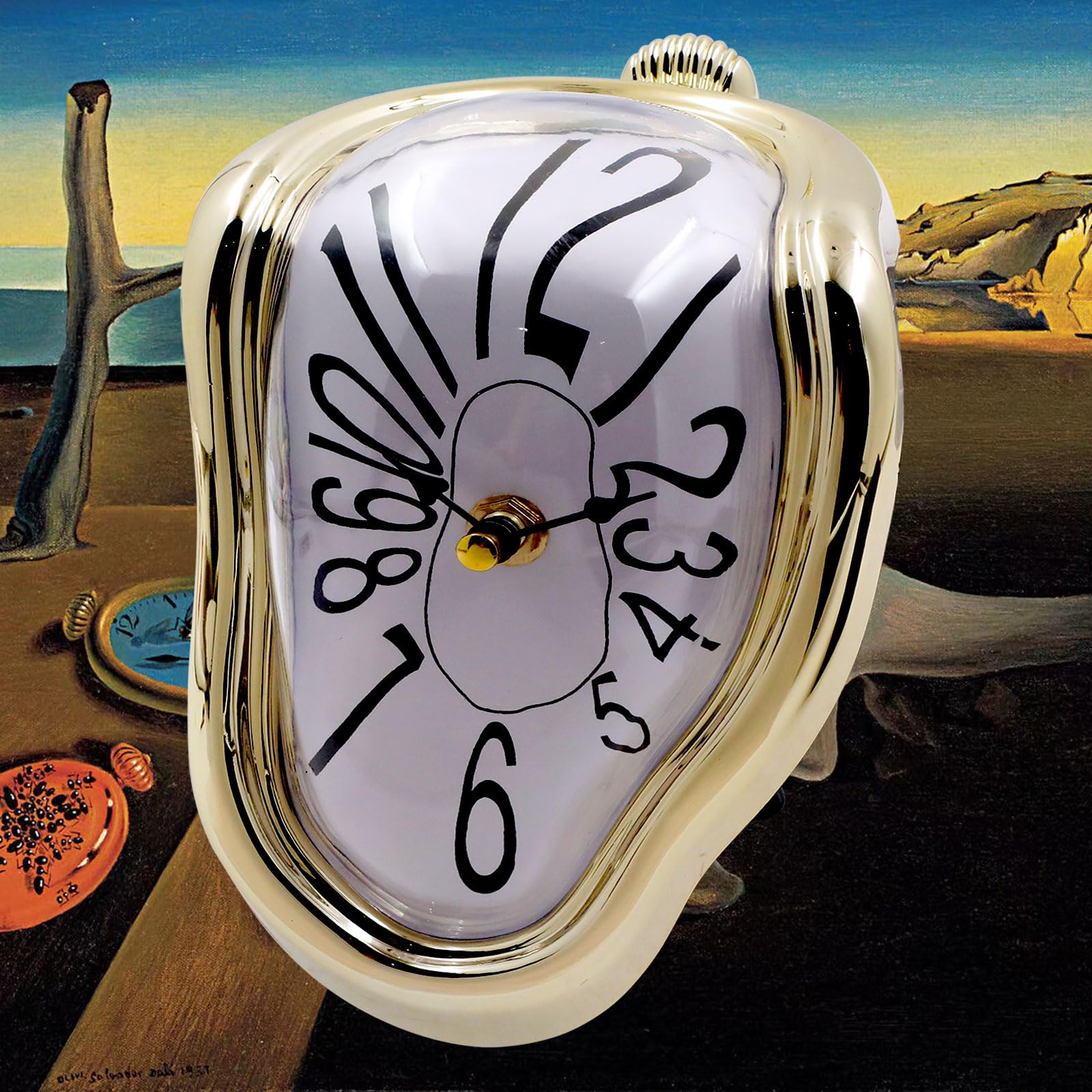 FAREVER Melting Clock, Salvador Dali Watch Melted Clock for Decorative ...
