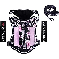 Amazon.com : Foxyep Tactical Dog Harness,Working Dog MOLLE Vest with ...