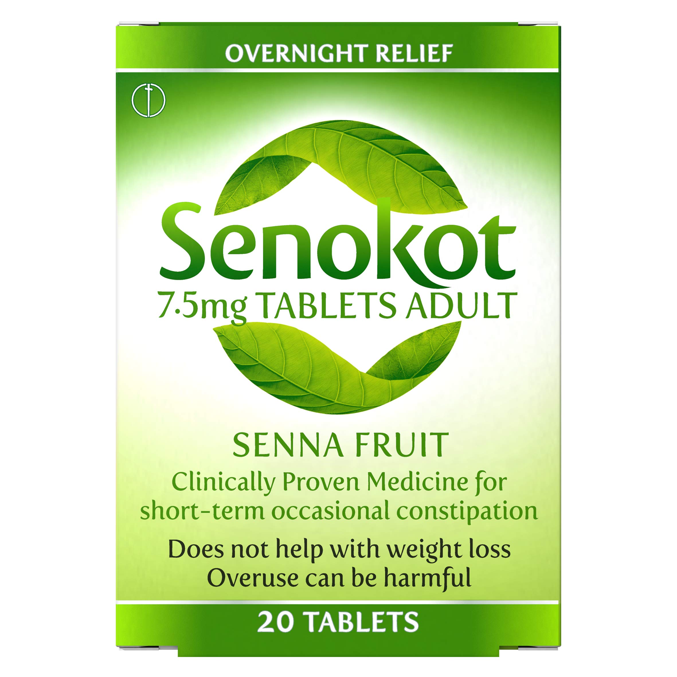 Mua Senokot, 7.5mg, 20 Tablets, Laxatives for Constipation ...