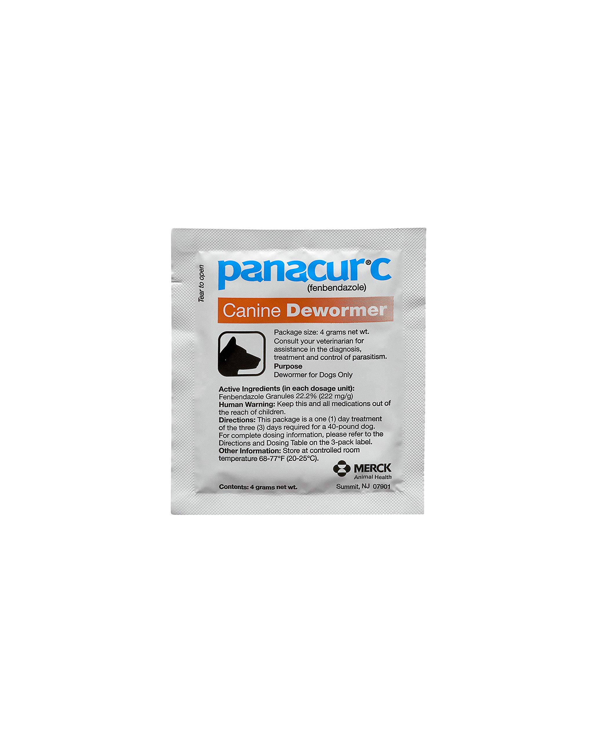 Panacur C Canine Dewormer (Fenbendazole), 4 Gram, 3 Count (Pack Of 1 ...