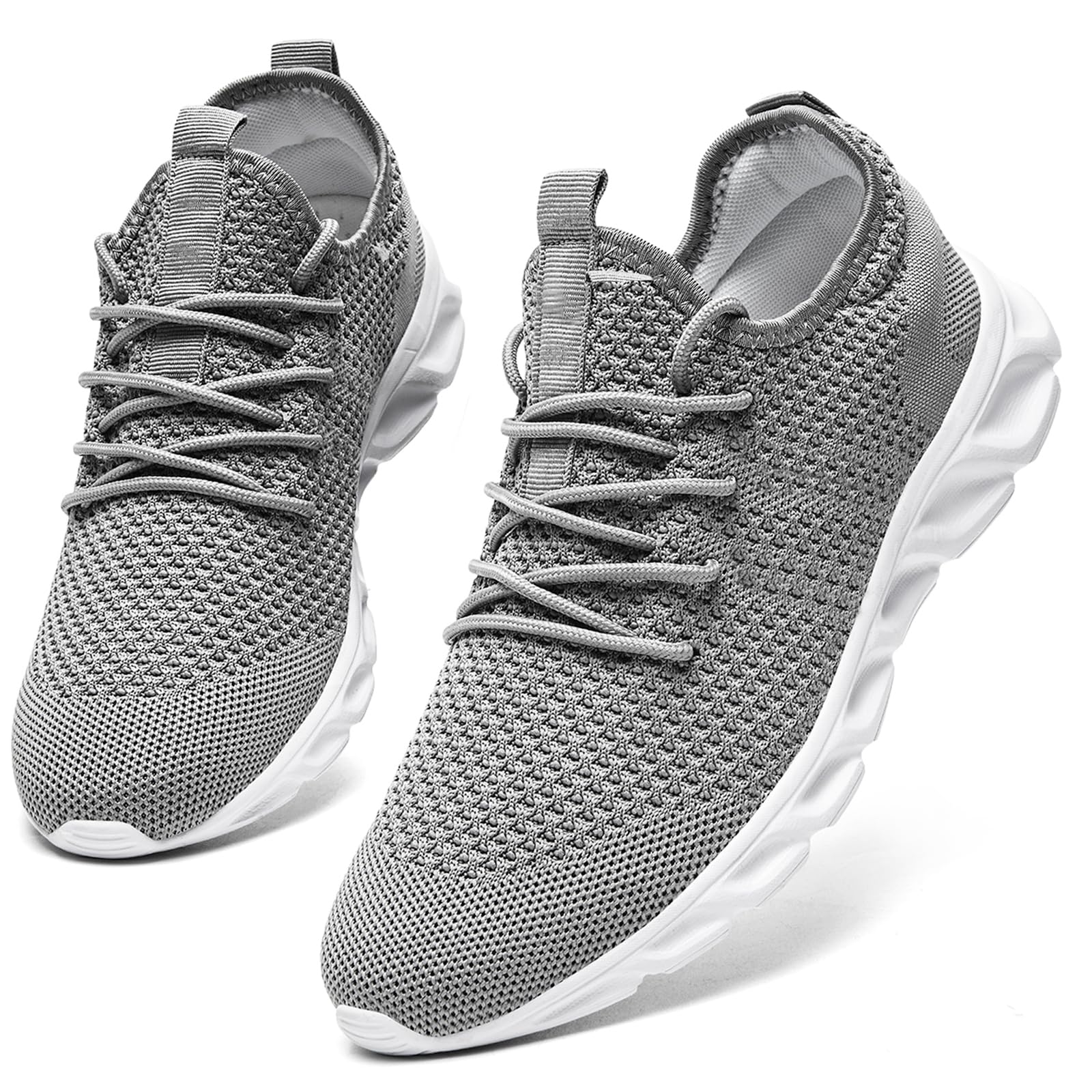 Oltyutc Tennis Running Shoes Women Slip On Gym Shoes Breathable Workout ...