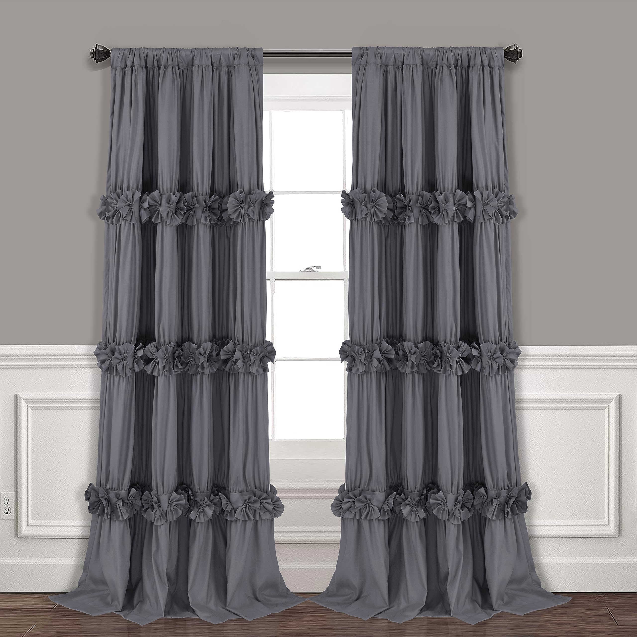 Homechoice Decor Thermal Insulated Blackout Window Curtains, 54" W x 84 ...