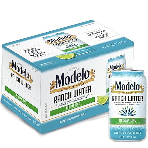 Modelo Ranch Water Spiked Sparkling Water, 6 pk, 12 fl oz Cans, 4.5% ...