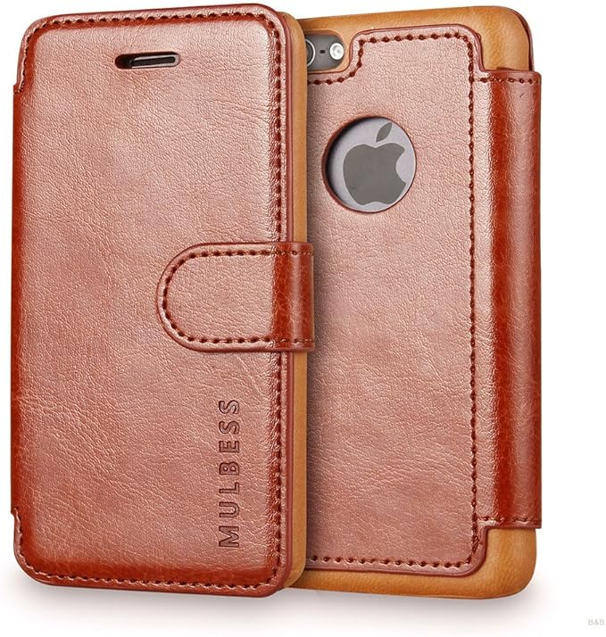 Mulbess Layered iPhone 5s Case, iPhone 5s Phone Case, Flip Leather ...