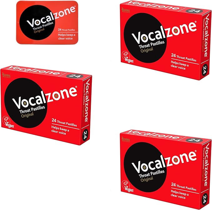 Vocalzone Original 3 Pack Bundle + Free Tin | Sore Throat Relief ...