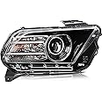 Amazon.com: SCITOO Conjunto de faros delanteros para Ford 2013-2014 ...