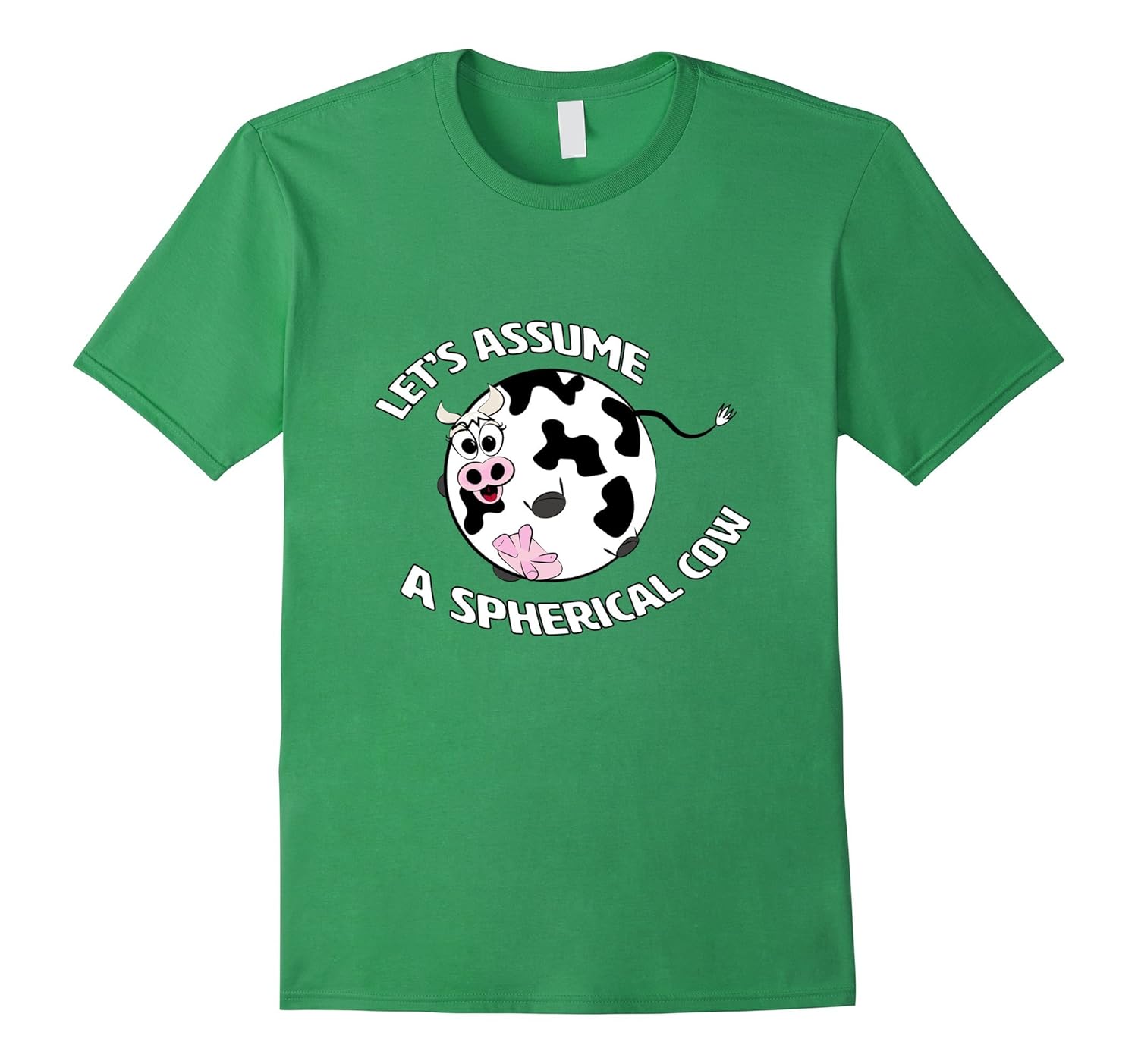 A Spherical Cow in a Vacuum – Funny Physics Science T Shirt-TH – TEEHELEN