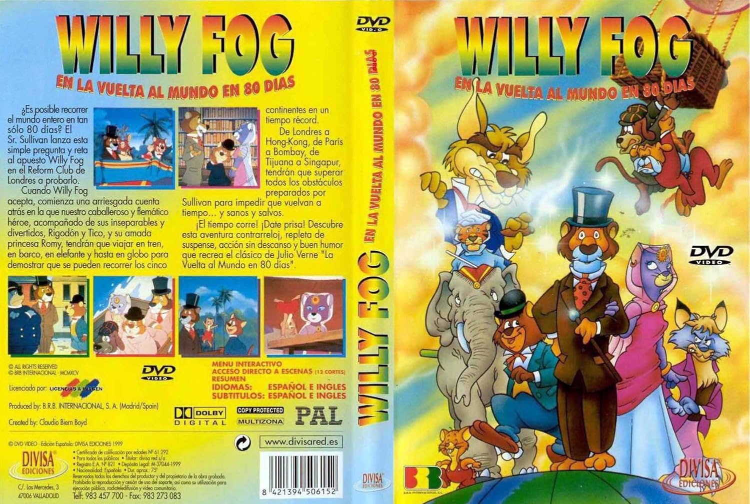 Willy Fog "en la vuelta al mundo en 80 días [DVD]: Amazon.es: Cine y Series TV