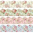 Amazon.com: Whaline 69Ft Spring Flowers Bulletin Board Border Pink ...