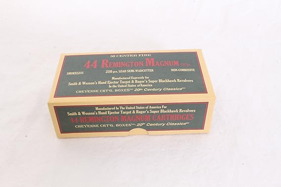 Amazon.com : 44 Magnum Ammo Box by Cheyenne Cartridge Boxes : Sports ...