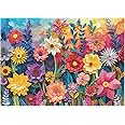 Amazon.com: Flower Puzzles for Adults 1000 Pieces, Colorful Plant ...