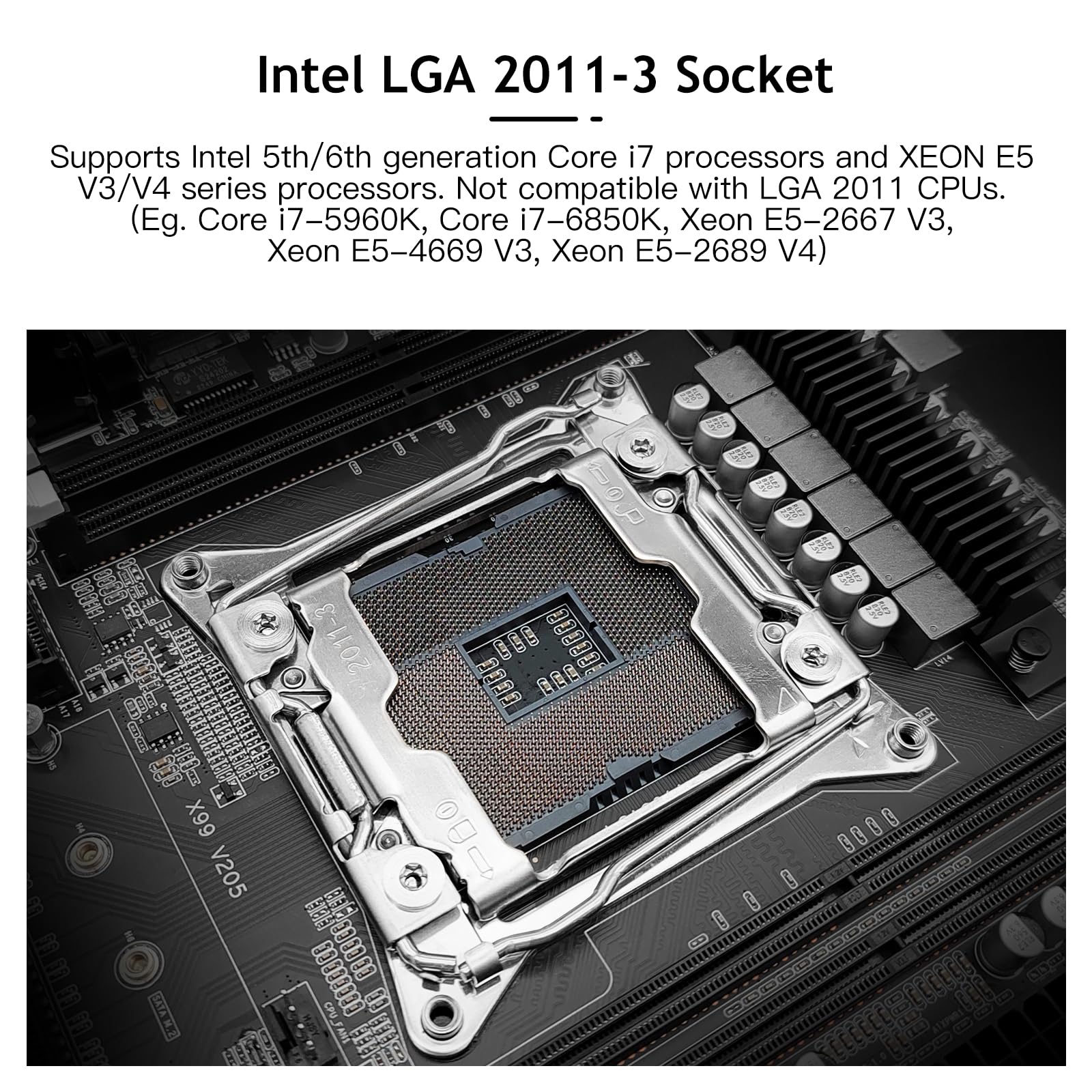 MACHINIST LGA 2011-3 Motherboard, Micro ATX (Intel 5th/6th Gen) Commercial Motherboard (PCIe 3.0 ...