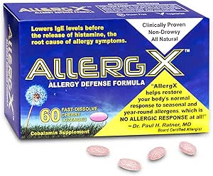 Amazon.com: AllergX Allergy Defense Formula - 60 Tablets - All Natural ...