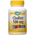 Amazon.com: NATURE'S WAY Choline 500mg 100 Tablets : Health & Household