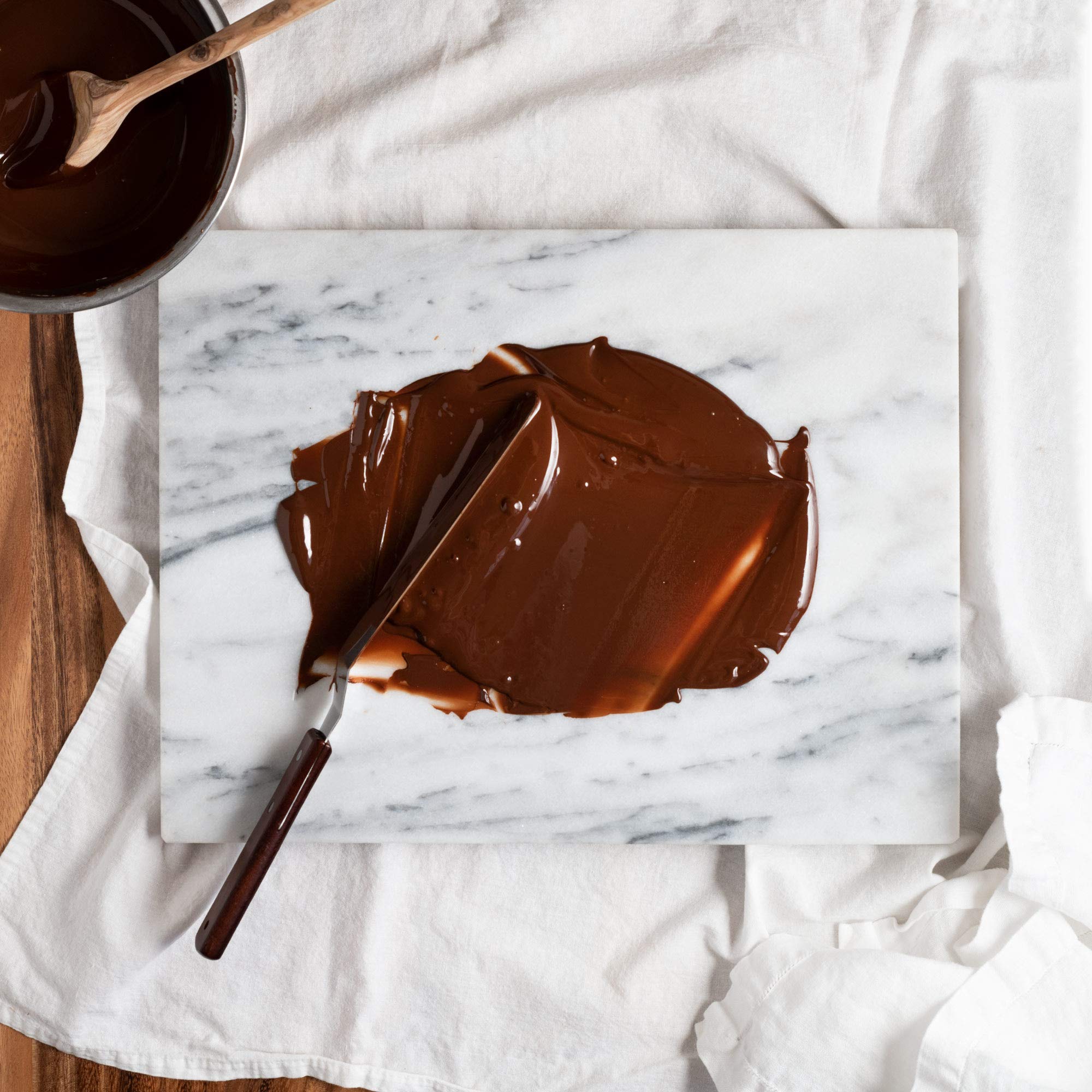 Villa Acacia Marble Cutting Board - 16 x 12 Inch Marble Slab Pastry ...