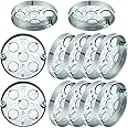 Hicarer 10 Pcs 293 4 Round Shallow Electrical Box with 1/2 Deep 1/2 ...
