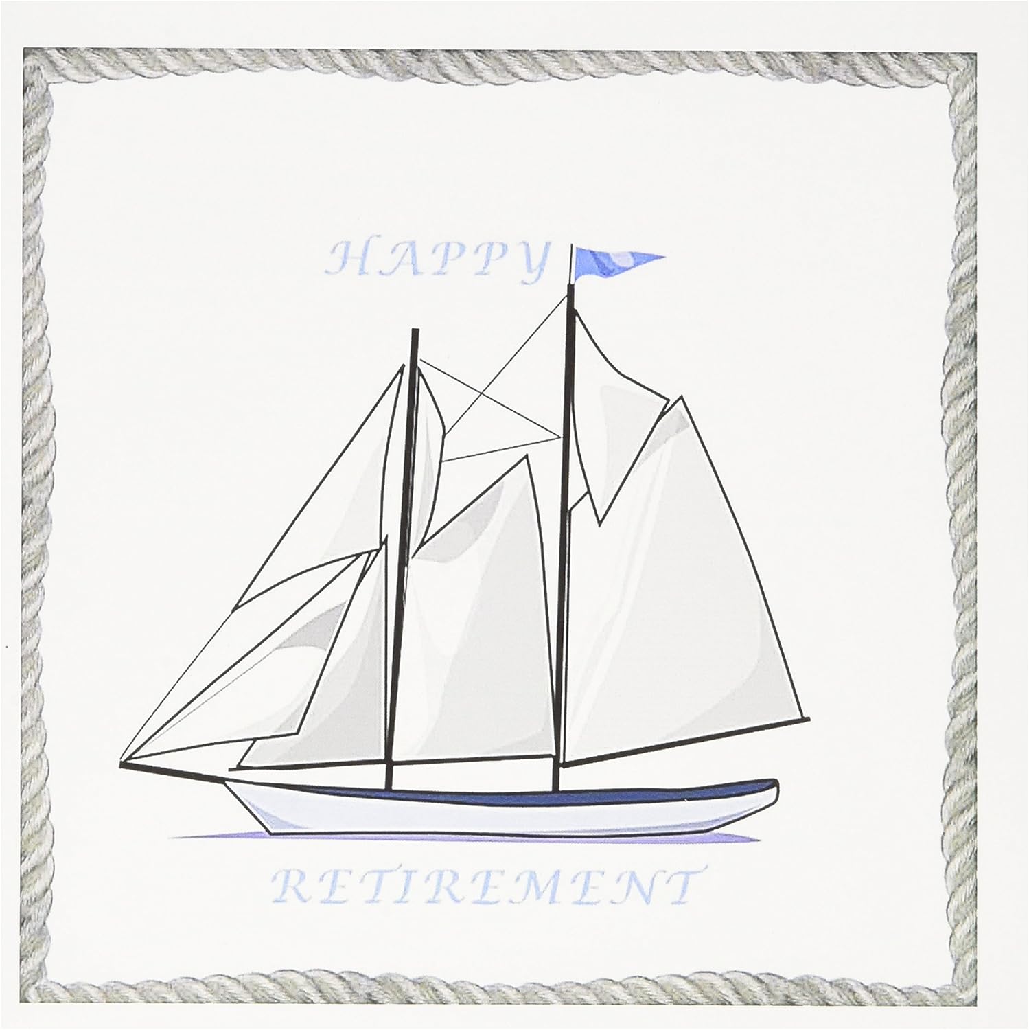 Amazon.com : 3dRose Set of 12 Greeting Cards, Happy Retirement with ...