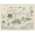 Amazon.com: InkFlow Hundred Acre Woods Map Poster - Ideal Storybook ...