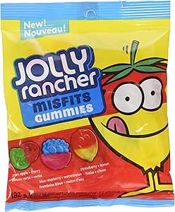 JOLLY RANCHER Misfit Candy Gummies, 182 Gram (Pack of 10): Amazon.ca ...