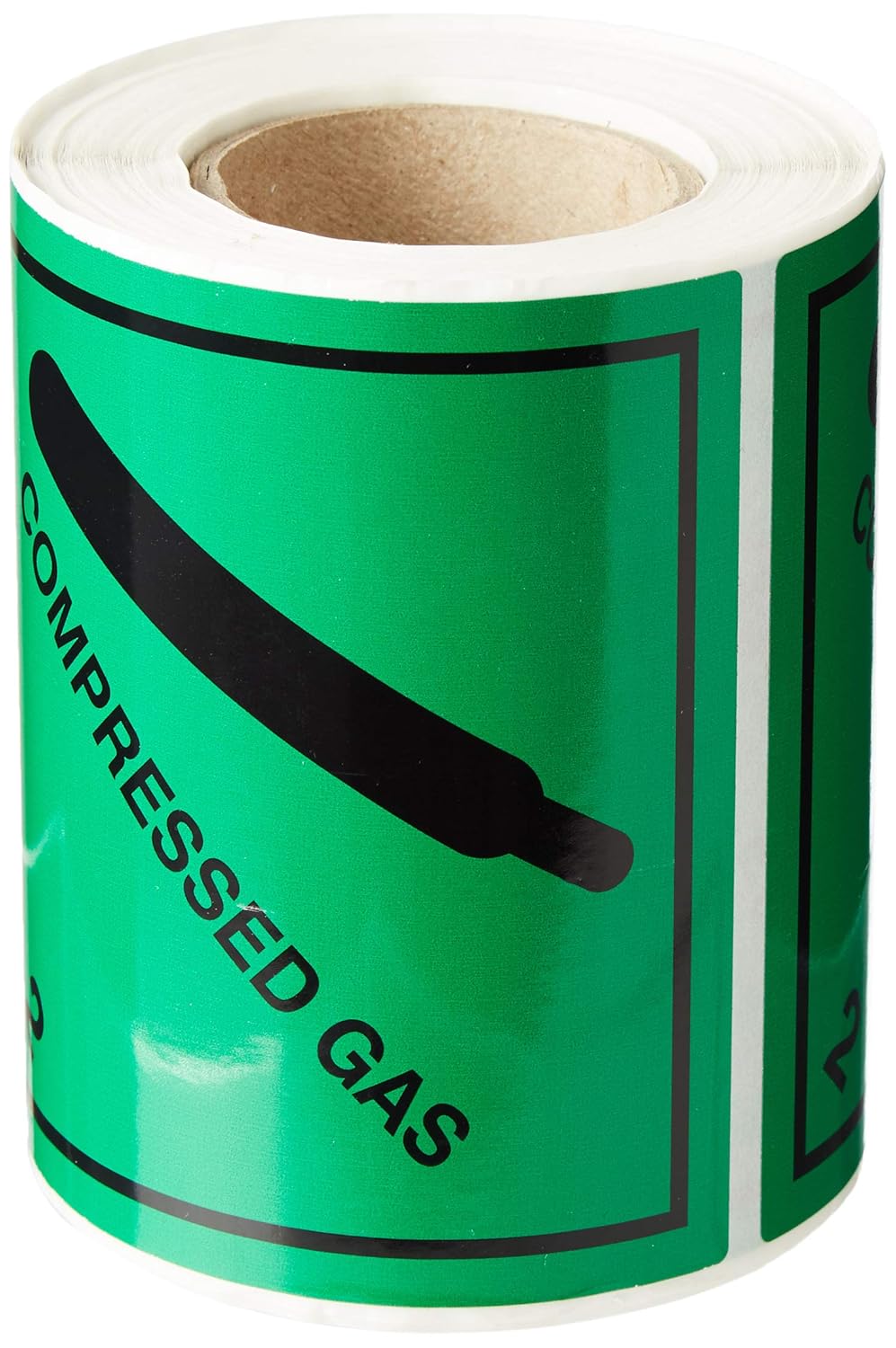 Swiftpak LAHZ210 UN “Compressed Gas” Hazard Warning Label, 100mm x ...