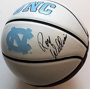 Roy Williams Signed North Carolina Tar Heels Logo Basketball w/COA UNC ...