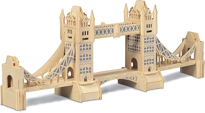 Quay Tower Bridge Woodcraft Construction Kit FSC: Amazon.co.uk: Toys ...