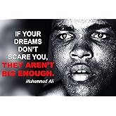 Amazon.com: Muhammad Ali Poster Quote Boxing Black History Month ...
