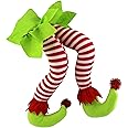 Amazon.com: WEWILL 20'' Christmas Elf Legs Tree Decorations Stuffed Elf ...