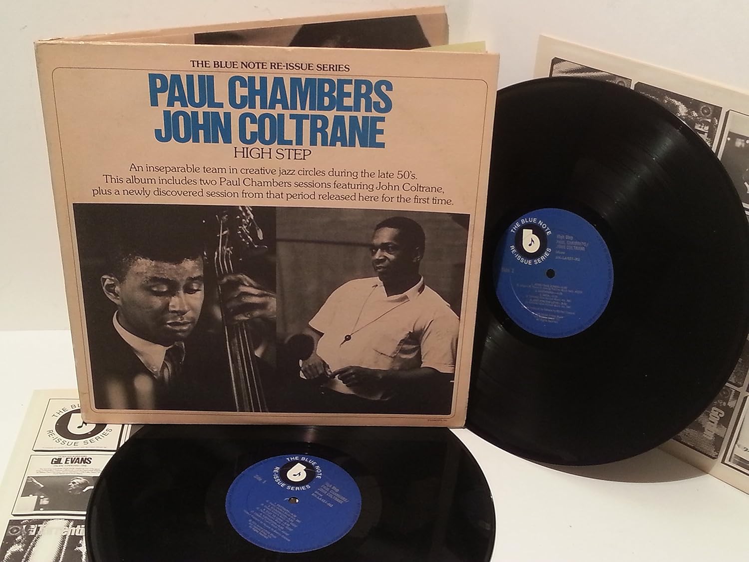 PAUL CHAMBERS & JOHN COLTRANE high step, BN-LA451-H2, gatefold, double album: Amazon.co.uk: CDs ...