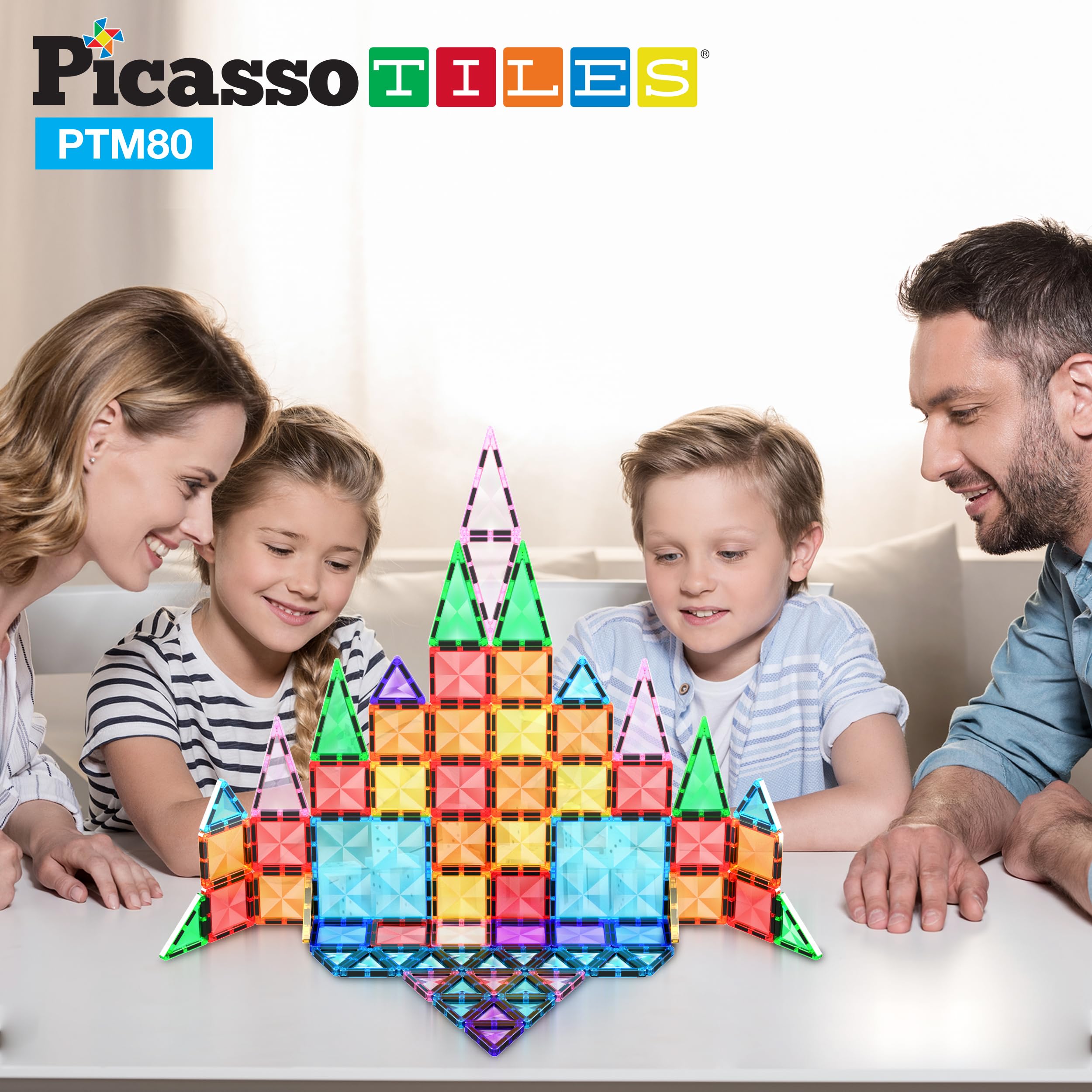 Mua PicassoTiles 80pcs Magnetic Building Blocks Mini Diamond Series ...