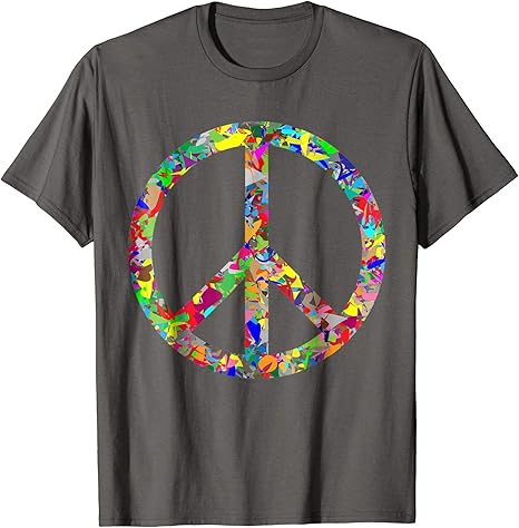 Amazon.com: Peace Sign T-Shirt: Clothing