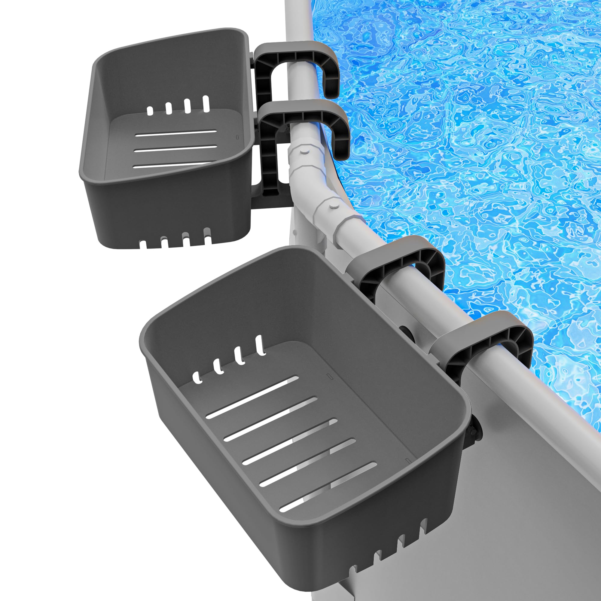 Joe & JoseRin 2 Pack Poolside Storage Basket?Swimming Pool Toy Basket ...