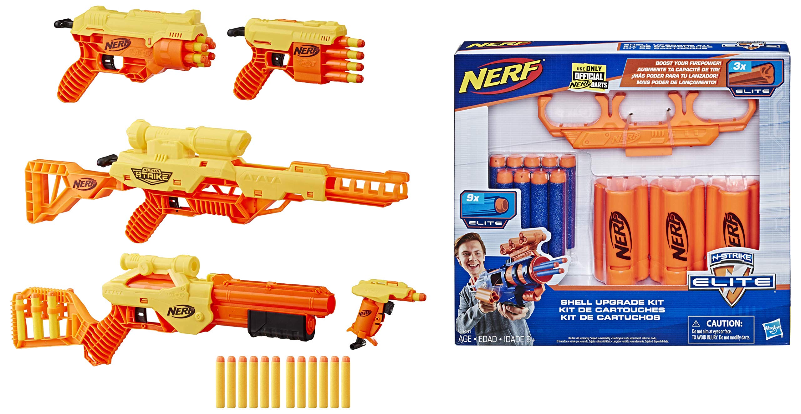 Buy NERF 35-Piece Alpha Strike Ultimate Mission Pack, Includes 5 ...