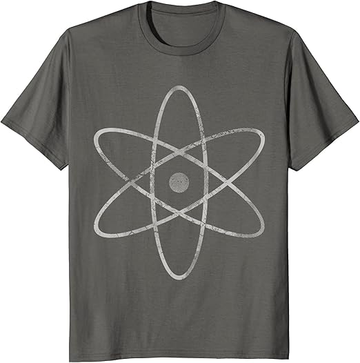 Amazon.com: Retro Atom Symbol Science T-Shirt: Clothing