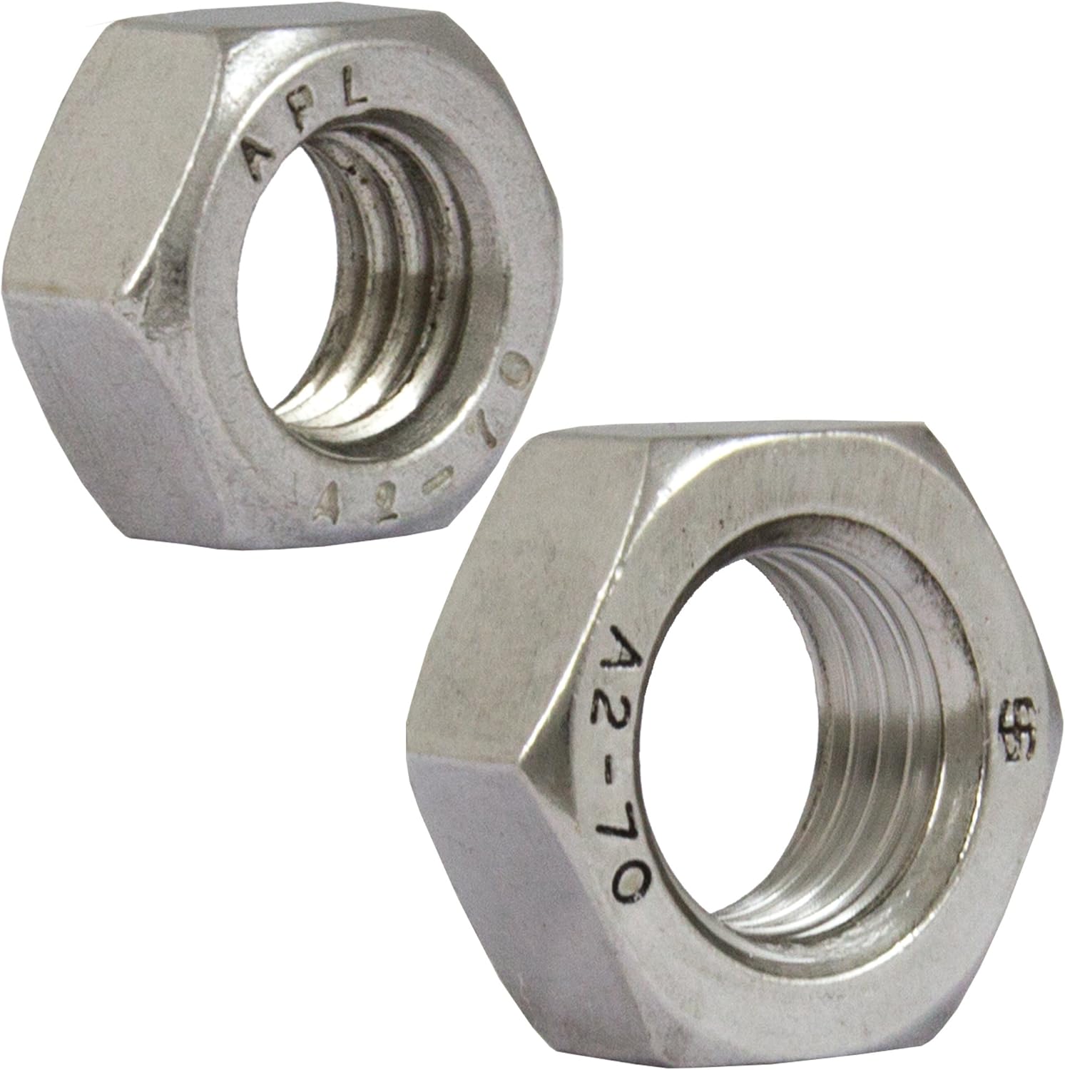 OPIOL QUALITY | Sechskantmuttern M16 DIN 934 Edelstahl A2 (2 Stück) Edelstahl A2 V2A | Sechskant ...