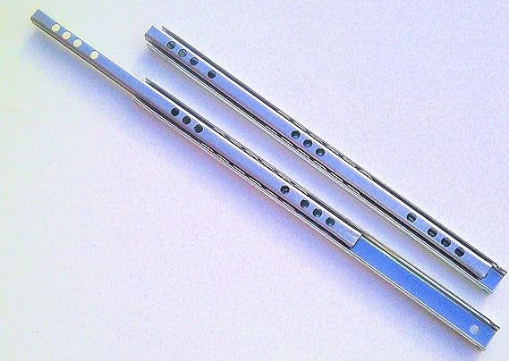 17MM REPLACEMENT DRAWER RUNNERS 3 pairs-251MM 400MM SUITABLE MFI-IKEA ...