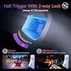 EasySMX X20 Game Controller - RGB Backlit, Dual Mechanical Triggers, 2 ...