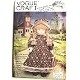 Amazon.com: Vogue Pattern 8336 18" Rag Doll + Early American Outfit ...