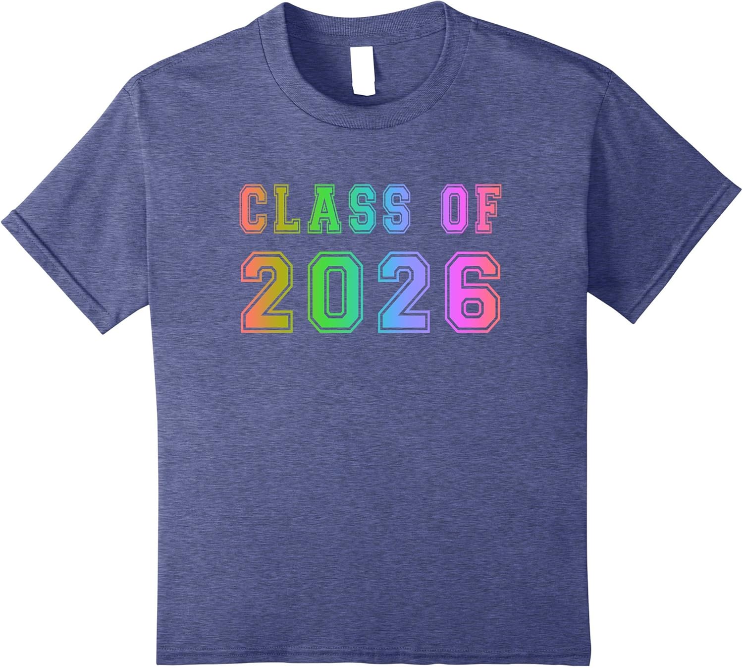 Amazon.com: Class Of 2026 High School Graduation Date Graduate T Shirt ...