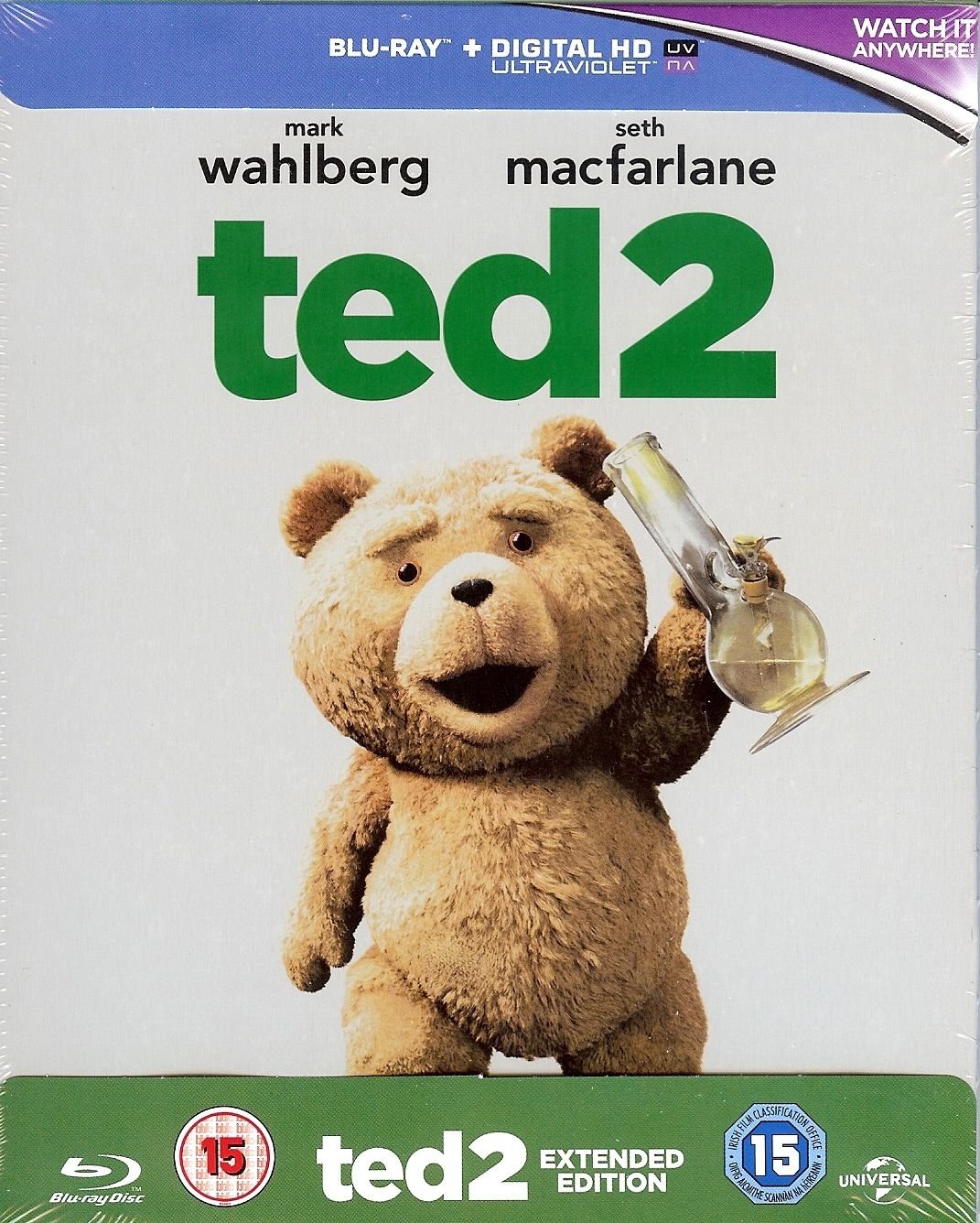 Ted 2 Blu Ray Steelbook Extended Edition: Amazon.co.uk: DVD & Blu-ray