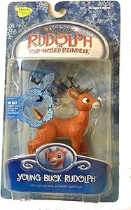 Memory Lane Rudolph The Red Nosed Reindeer Figure - Young Buck Rudolph ...