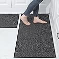 Amazon.com: BEQHAUSE Kitchen Rugs and Mats Set of 2, Non Skid Washable ...